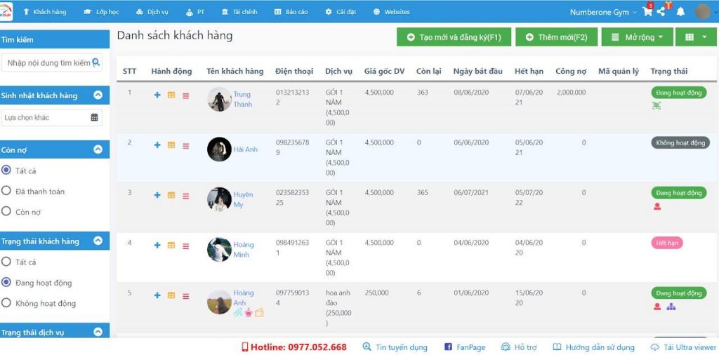 Đánh giá phần mềm quản lý phòng tập Timesoft - Meey CRM